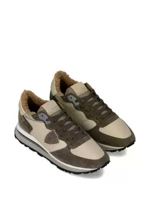 Philippe Model Suede Panelled Sneakers