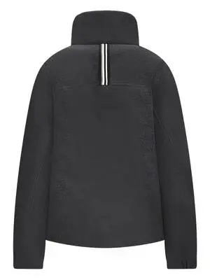 MORDECAI High-neck Zip-front Jacket - Black