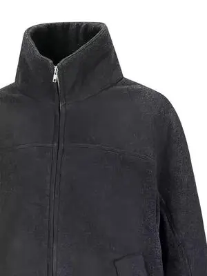 MORDECAI High-neck Zip-front Jacket - Black