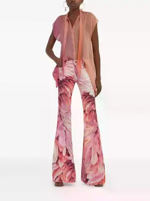 Roberto Cavalli Neck-tie Blouse
