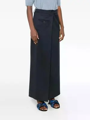 Erika Cavallini Wrap-front Midi Skirt