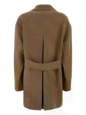 Ermanno Scervino Single-breasted Coat With Safety-pin Detail