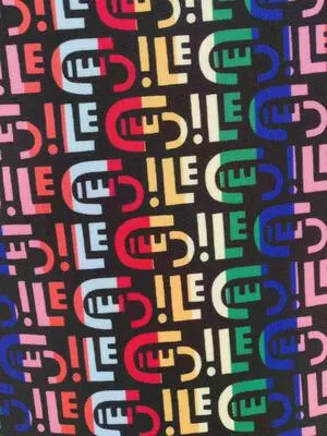 Être Cécile Rainbow Logo Print Swimsuit