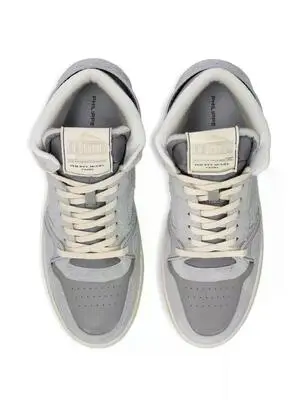 Philippe Model La Grande High-top Suede Sneakers