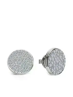 ALINKA 18k White Gold Black Caviar Diamond Earrings