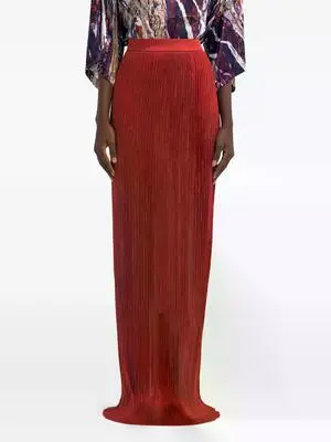 Roberto Cavalli Pleated Maxi Skirt