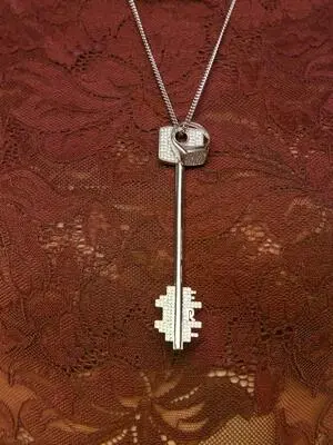 Rabanne Key Pendant Necklace