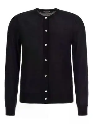Roberto Cavalli Button-front Wool Cardigan
