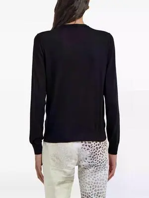 Roberto Cavalli Button-front Wool Cardigan