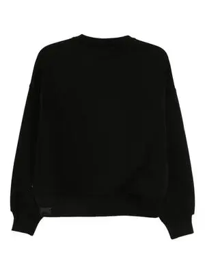 Izzue Graphic Print Crew Neck Sweatshirt - Black