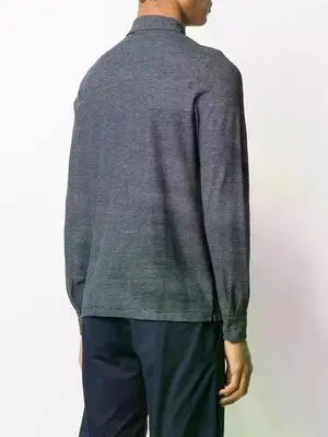 ZANONE Striped-print Long-sleeved Shirt
