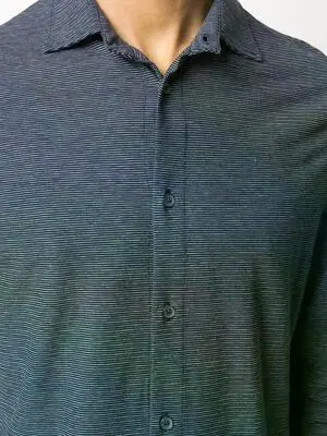 ZANONE Striped-print Long-sleeved Shirt