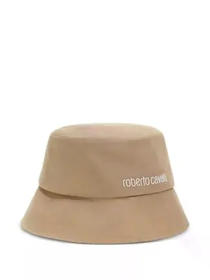 Roberto Cavalli Embroidered Bucket Hat - Neutrals