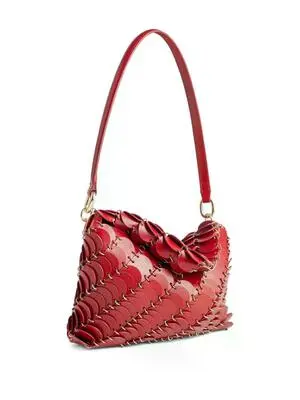 Rabanne Scale-pattern Leather Shoulder Bag