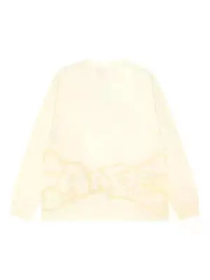 AAPE BY *A BATHING APE Graphic-print Long-sleeved Sweatshirt - Neutrals