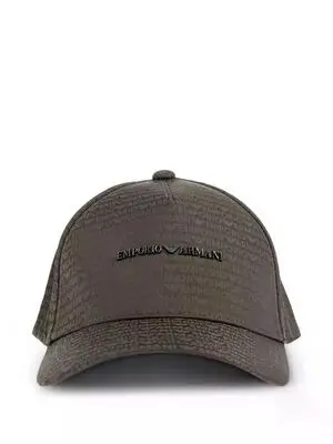 Emporio Armani Logo-plaque Baseball Cap - Green