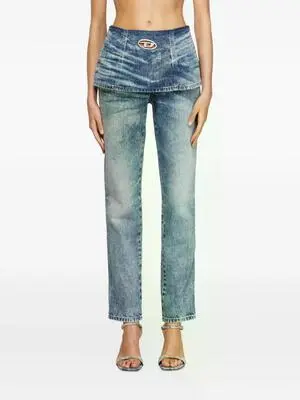 DIESEL D-hourjian 007da Peplum-waist Jeans