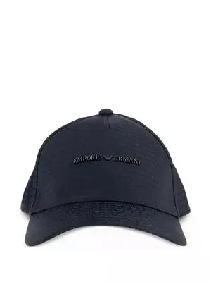 Emporio Armani Logo-plaque Baseball Cap - Blue