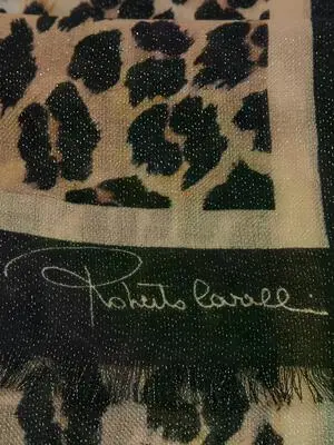 Roberto Cavalli Leopard-print Scarf