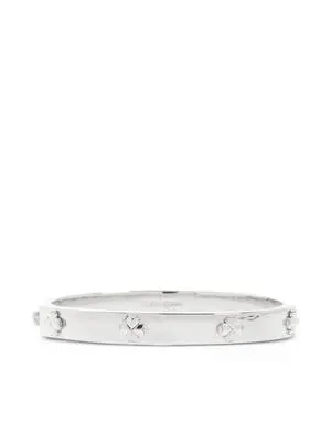 Kate Spade New York Clover-embellished Bangle Bracelet - Silver