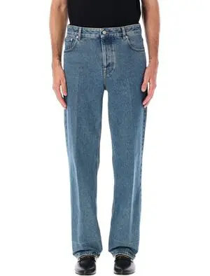 Valentino Garavani Straight-Leg Denim Jeans - Medium Blue