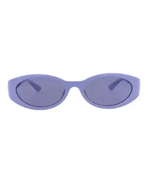 Gucci Round-frame Injection Sunglasses - Violet Violet Violet (gg1662sa/30015417/003)