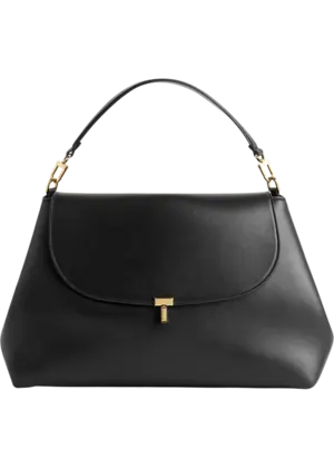 TOTÊME T-lock Leather Satchel