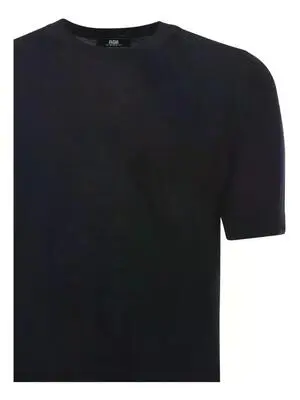 Alpha Studio Short-sleeve Knitted T-shirt