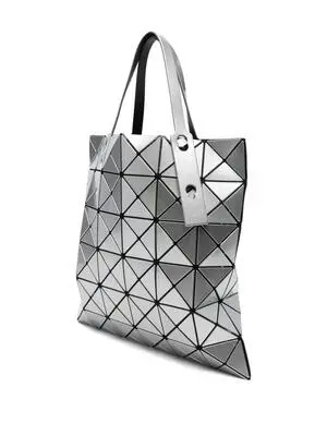 Issey Miyake Lucent Geometric-pattern Tote Bag - Grey