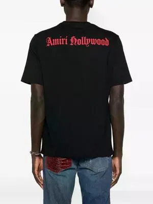Amiri Hollywood Logo-print T-shirt