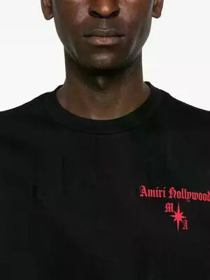 Amiri Hollywood Logo-print T-shirt