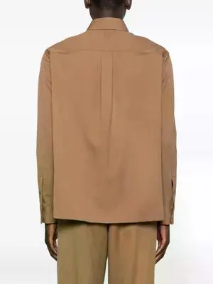 Fendi Long-sleeve Wool Shirt