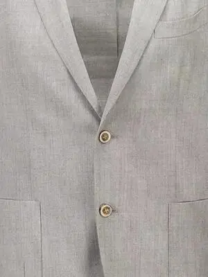Boglioli Suit 2 Buttons Virgin Wool And Silk - Grey