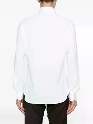 XACUS Spread-collar Wool Shirt