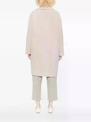 Harris Wharf London Bouclé Double-breasted Coat