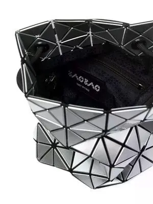 Issey Miyake Geometric Bucket Bag - Silver