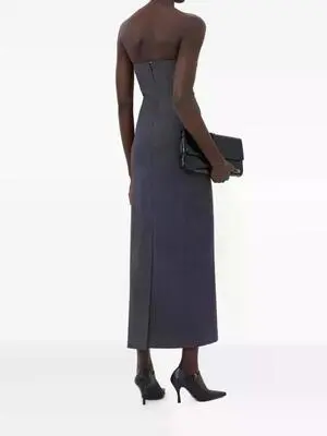 Loulou De Saison Shilo Strapless Bustier Midi Dress