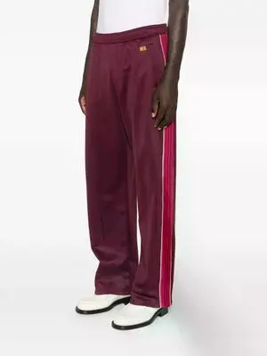 WALES BONNER Side-stripe Track Pants - Red