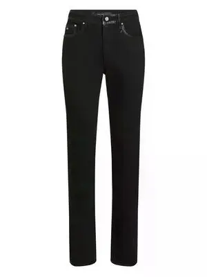 Karl Lagerfeld Coated Detail Jeans - Black