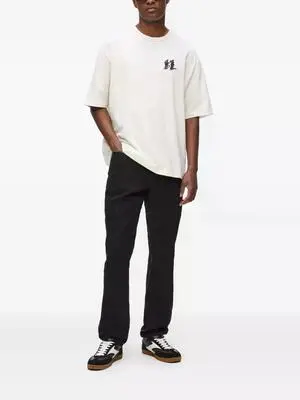 Karl Lagerfeld Coated Detail Jeans - Black