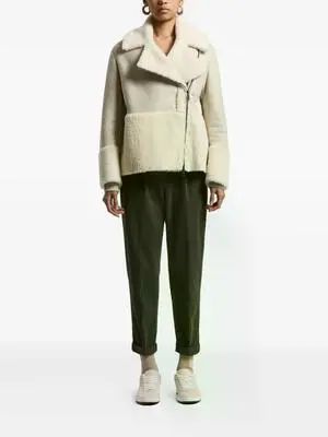 Peserico Paneled Shearling Jacket