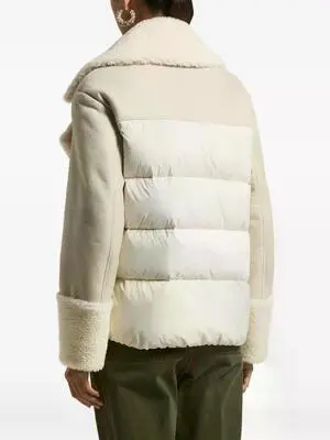 Peserico Paneled Shearling Jacket