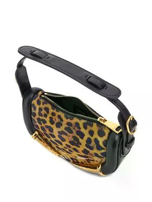 Roberto Cavalli Leopard-print Shoulder Bag - Brown