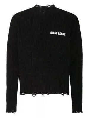 Men's Dsquared2 Black Sweaters