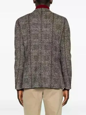L.B.M. 1911 Checked Blazer - Brown