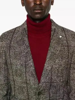 L.B.M. 1911 Checked Blazer - Brown