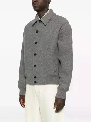 Jacquemus Wool Bomber Jacket - Grey