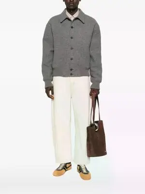 Jacquemus Wool Bomber Jacket - Grey
