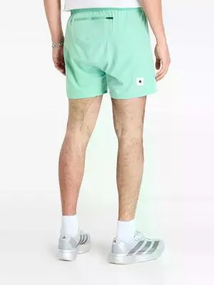 SAYSKY Elasticated-waistband Mesh-panel Shorts