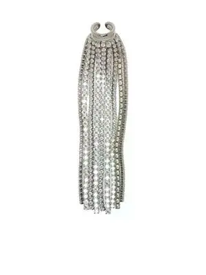 PANCONESI Crystal-embellished Ear Cuff - Silver